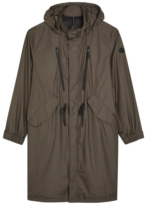 Moncler Alisa Hooded Shell Parka Coat