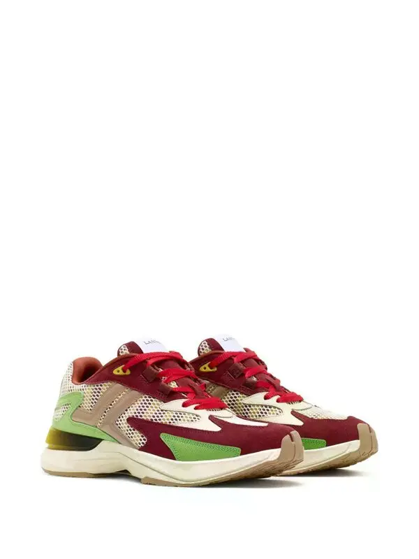 LANVIN Jla Lace-up Sneakers - Red