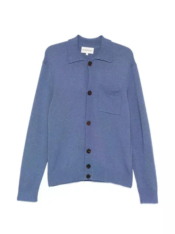Eric Bompard Ribbed Button-fastening Cardigan