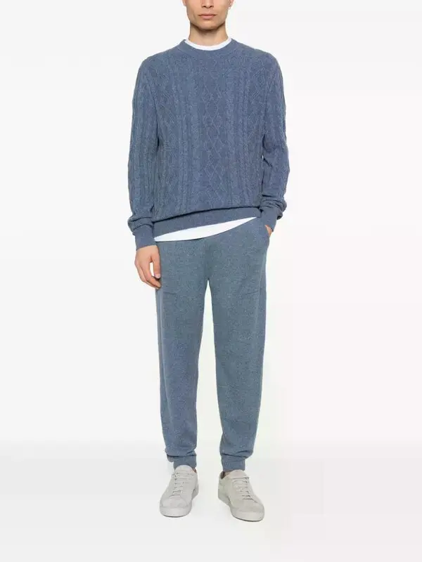Eric Bompard Drawstring Track Pants - Blue