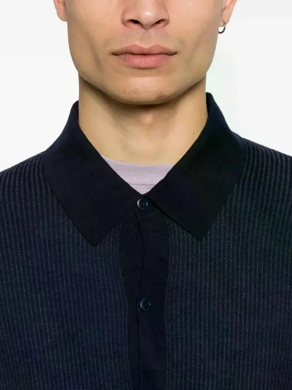 Eric Bompard Ribbed Buttoned Shirt