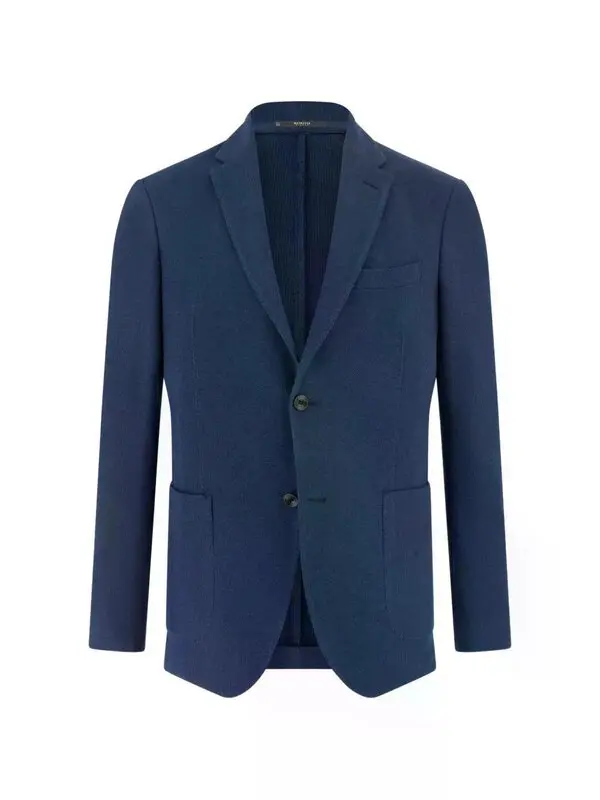 Boggi Milano Micro-textured Single-breasted Blazer