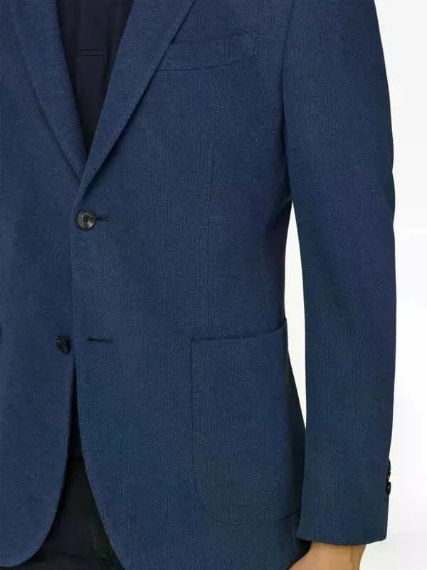 Boggi Milano Micro-textured Single-breasted Blazer