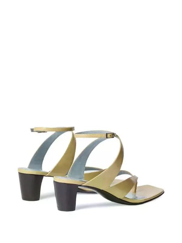 LEMAIRE Heeled Thong Sandals - Yellow