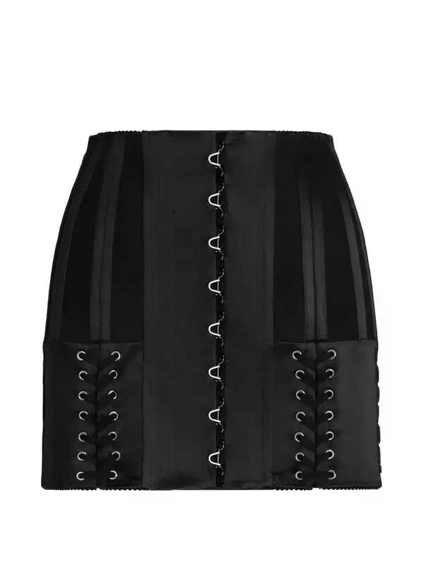 Dolce & Gabbana Stretch Satin Miniskirt