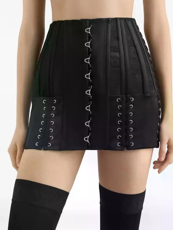 Dolce & Gabbana Stretch Satin Miniskirt