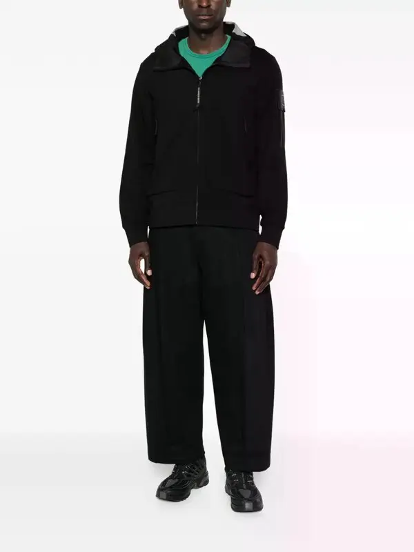 C.P. COMPANY Zip-fastening Hoodie - Black