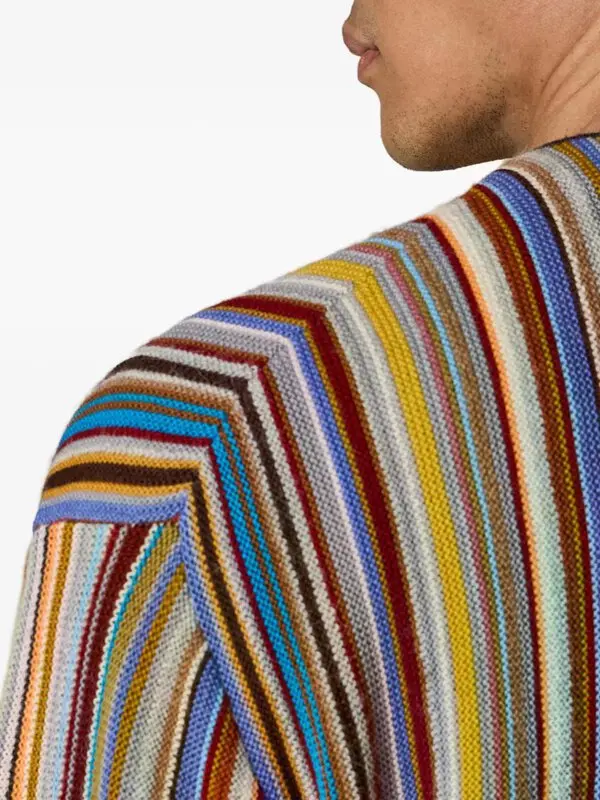 Paul Smith Striped V-neck Cardigan