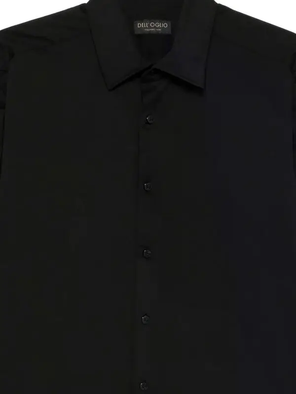 DELL'OGLIO Button Shirt - Black