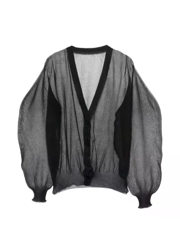 Issey Miyake V-neck Cardigan