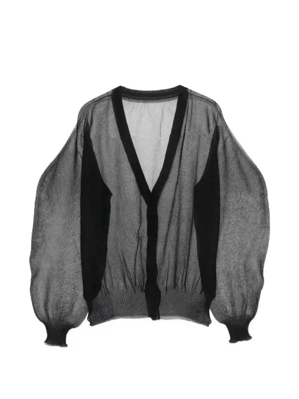 Issey Miyake V-neck Cardigan
