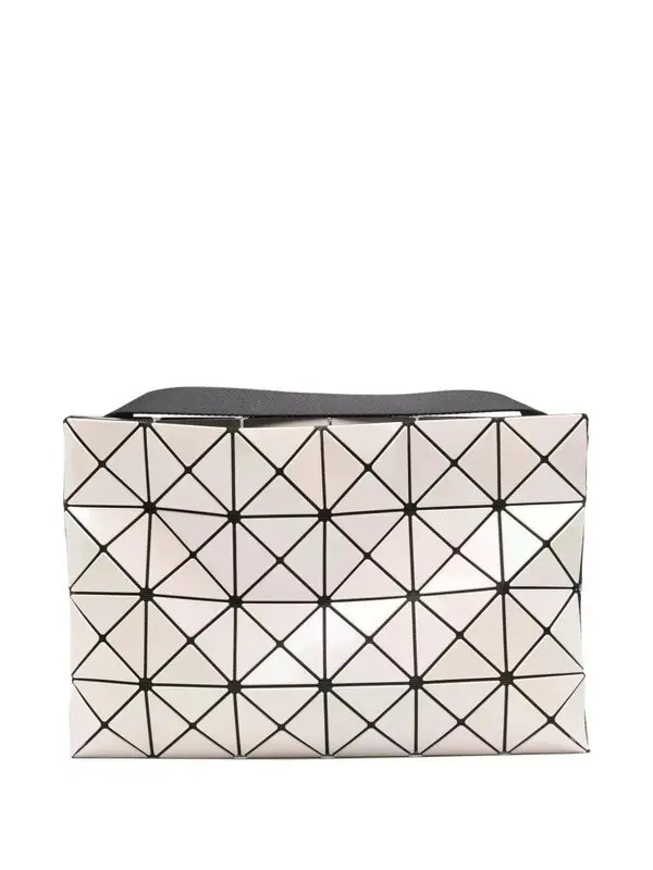 Issey Miyake Medium Lucent Geometric-panels Tote - Neutrals