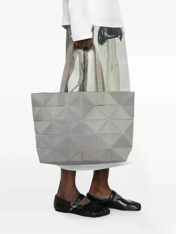 Issey Miyake Large Track Geometric-panel Tote Bag