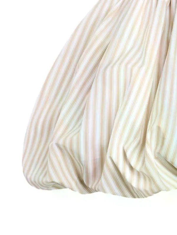 PATOU Striped Mini Skirt - Neutrals