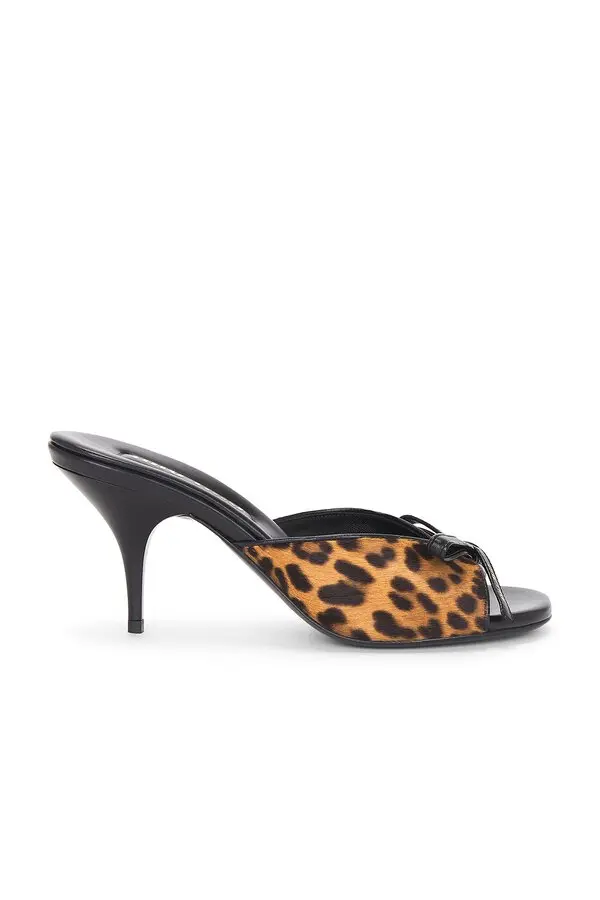 Miu Miu Leopard Mule Sandal