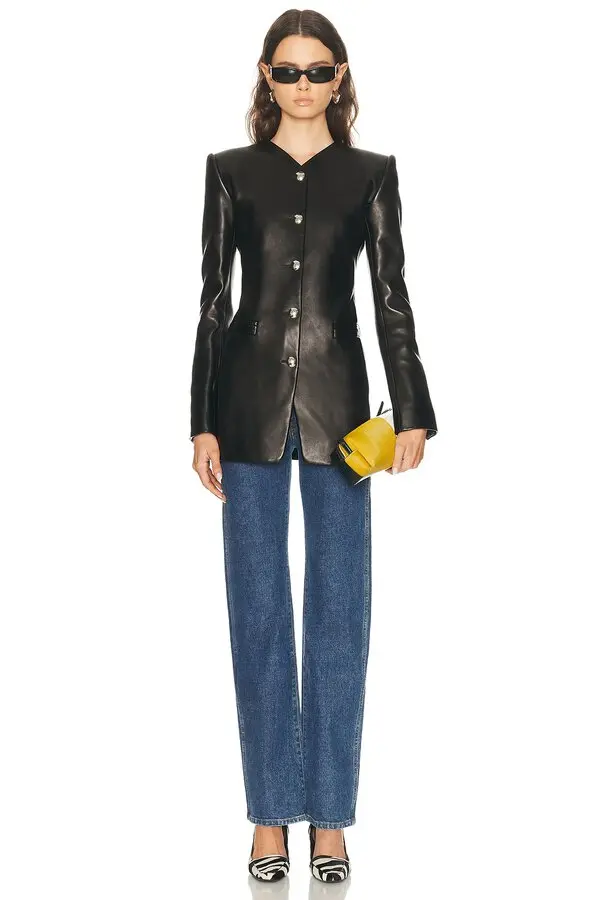 Khaite Naran Leather Jacket