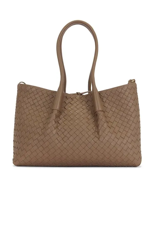 Bottega Veneta Medium Pinacoteca Bag - Pinecone, Fondant, & Muse Brass