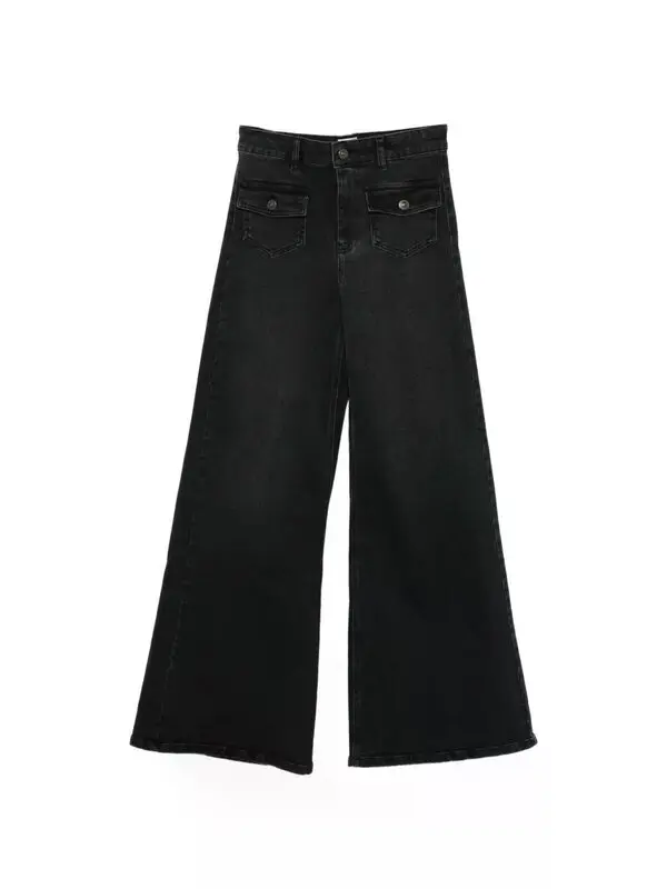 MAISON123 Flared Pocket Jeans