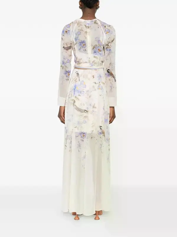 Zimmermann Luna Floral Print Maxi Dress