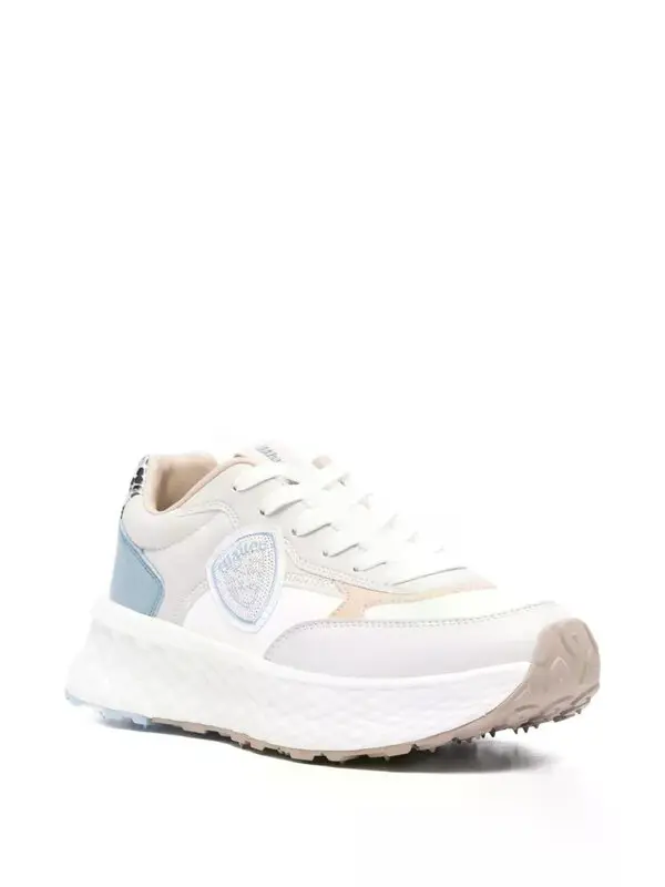BLAUER. Appliqué Lace-up Sneakers