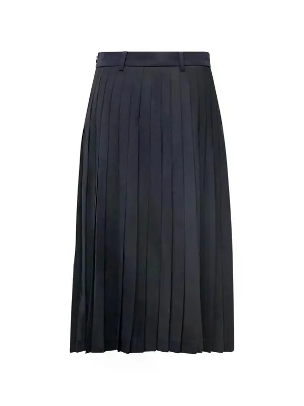 RE CODE Pleated Skirt-effect Trousers