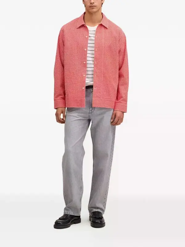 Nn07 Reed Gingham-check Shirt Jacket