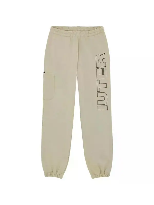 IUTER Cotton Trousers With Patch Pockets - Neutrals