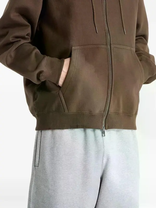 Nike Solo Swoosh Zip-up Hoodie - Brown