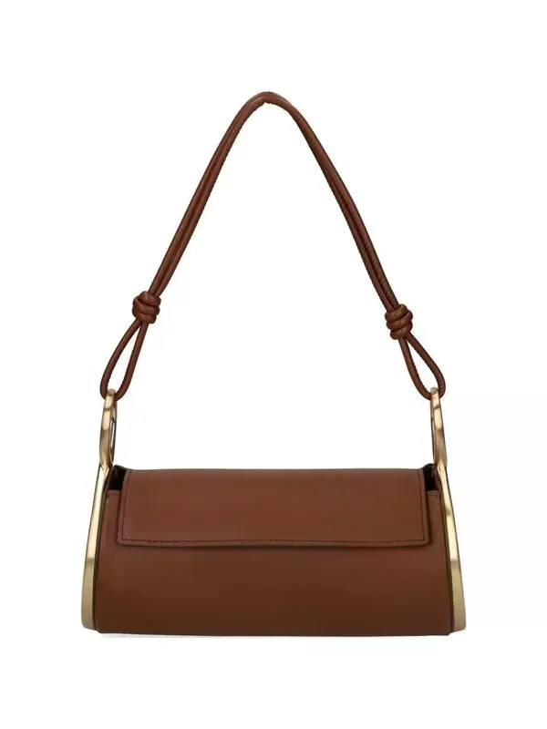 Cult Gaia Dahlia Cylindrical Shoulder Bag - Brown
