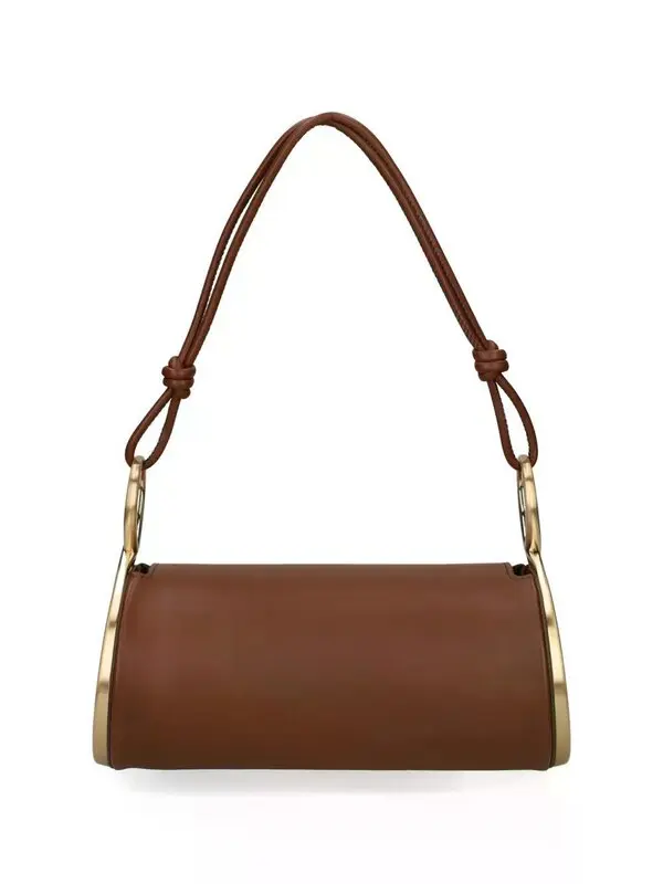 Cult Gaia Dahlia Cylindrical Shoulder Bag - Brown
