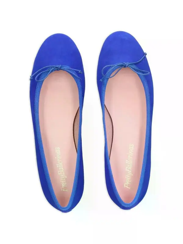 Pretty Ballerinas Nicole Tie-bow Ballerinas - Blue