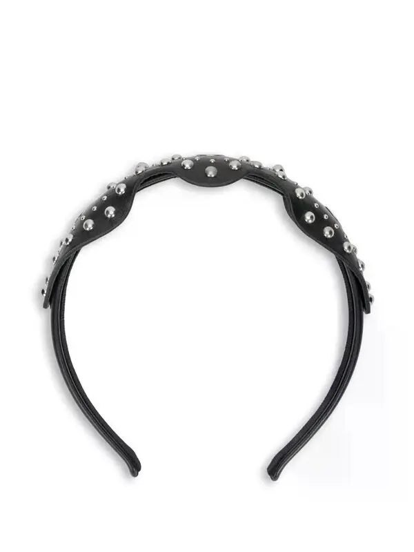 Red Valentino Studded Headband - Black