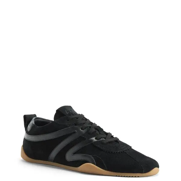 GIUSEPPE ZANOTTI Low-top Suede Sneaker - Black