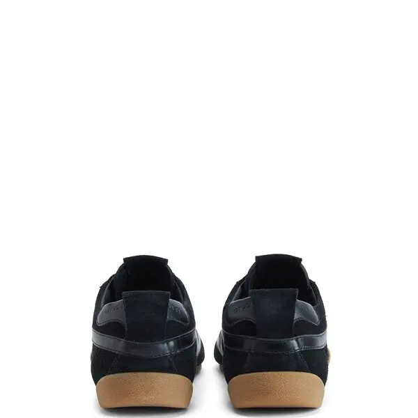 GIUSEPPE ZANOTTI Low-top Suede Sneaker - Black