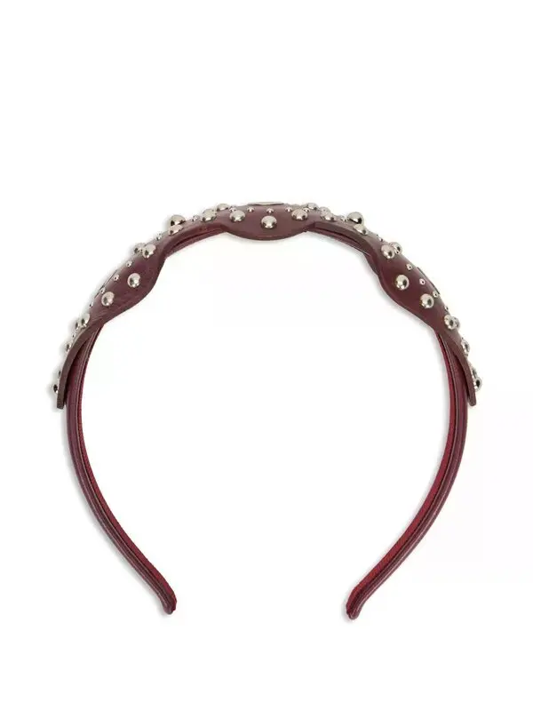Red Valentino Studded Headband - Red