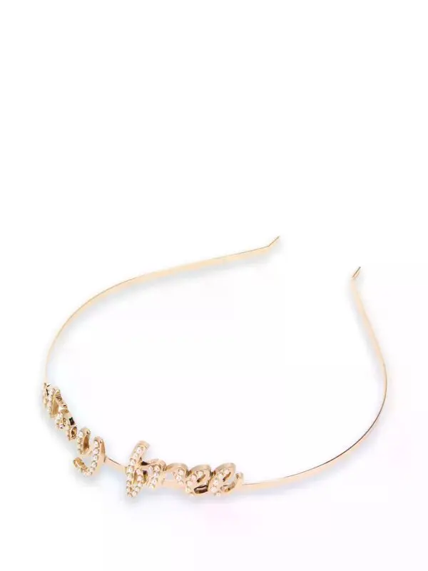 Red Valentino Embellished Headband - Gold