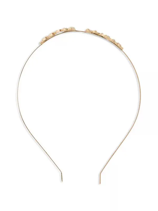Red Valentino Embellished Headband - Gold