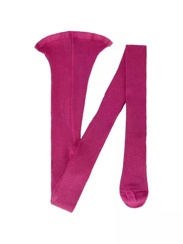 Red Valentino Ribbed Socks - Pink