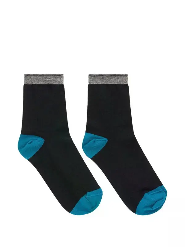 Red Valentino Two-tone Socks - Black