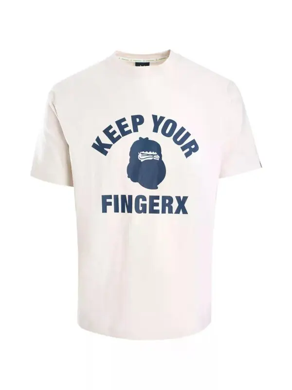 FINGERCROXX Logo-print Short-sleeve T-shirt