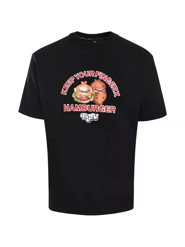 FINGERCROXX Printed Short-sleeve T-shirt - Black