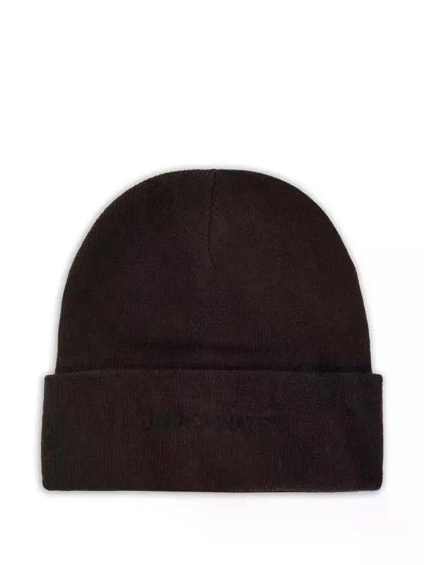 HINNOMINATE Embroidered-logo Beanie Hat - Brown
