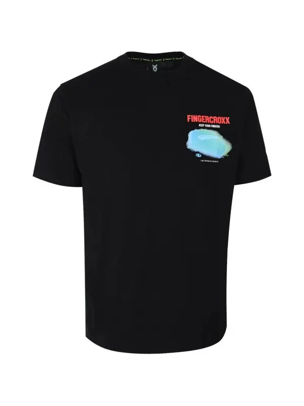FINGERCROXX Graphic T-shirt - Black