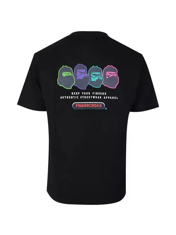 FINGERCROXX Graphic T-shirt - Black
