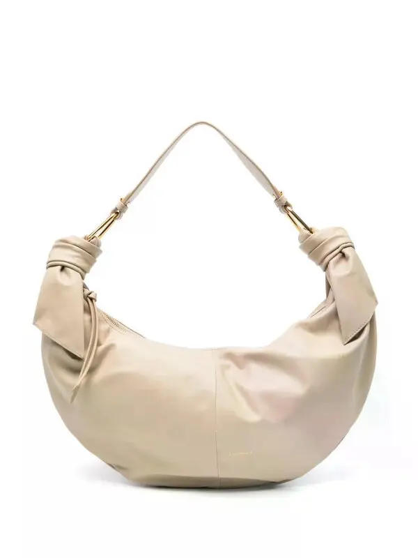 COCCINELLE Large Furoshiki Knotted-handle Shoulder Bag - Neutrals