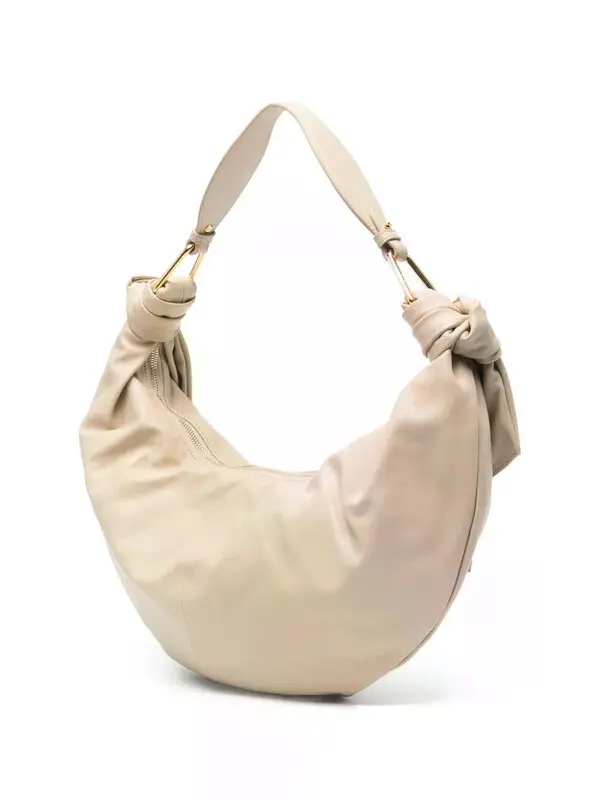 COCCINELLE Large Furoshiki Knotted-handle Shoulder Bag - Neutrals