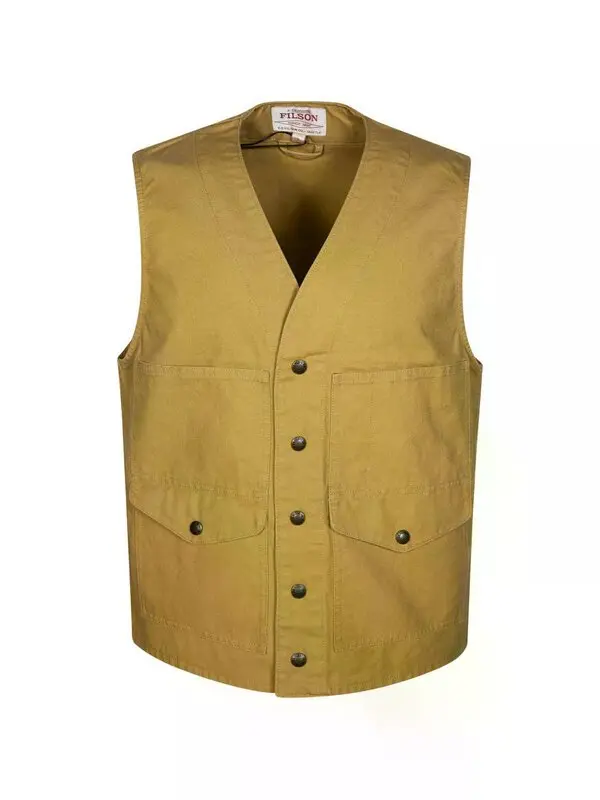 Filson Cotton Gilet With Button Pockets