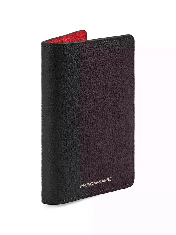 MAISON DE SABRE Leather Passport Holder