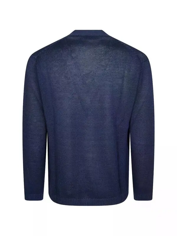 DANIELE FIESOLI Fine-knit Cardigan - Blue