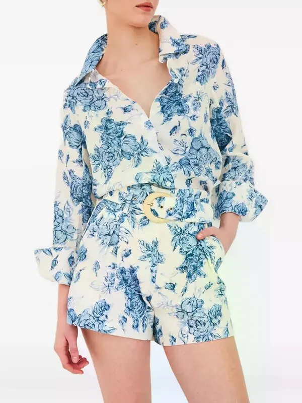Cara Cara Palmer Floral-print Shorts